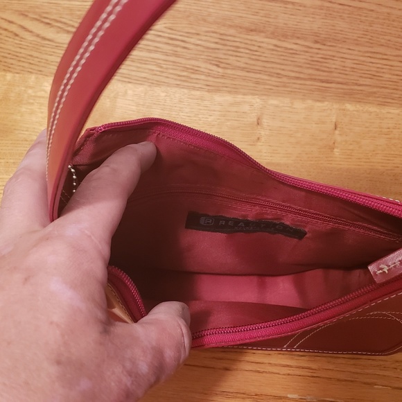 Kenneth Cole Reaction | Bags | Kenneth Cole Reaction Small Red Leather Hobo Purse | Poshmark